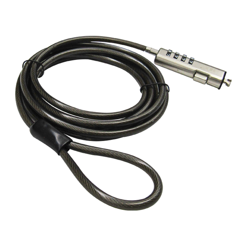 Guaya de Seguridad para Laptop 4-DIGITOS 2.0MT/4.2MM NOBLE WEDGE (CLAV - Geek Pal